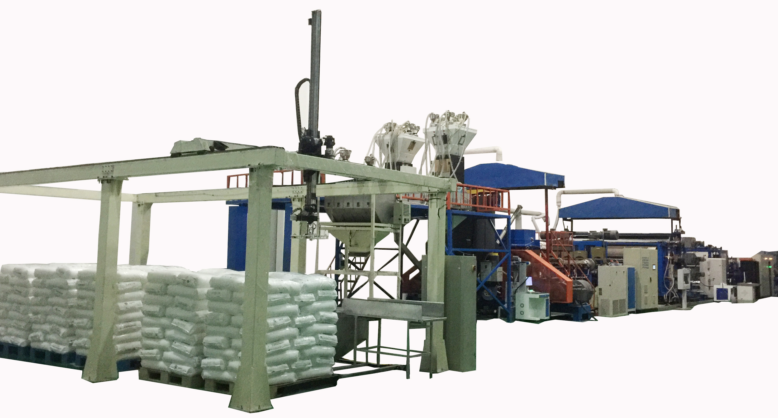 1000mm Drainage Sheet Making Machine Polyester Extrusion Process