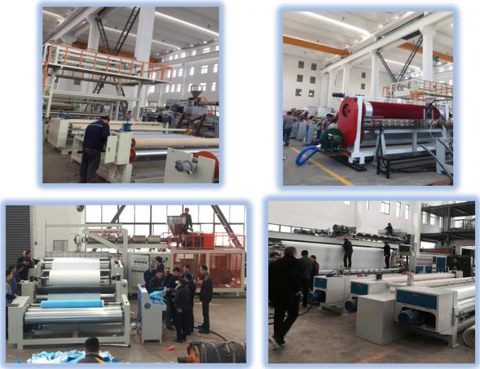 POE Polyethylene Polymer Cast Film Machines Extrusion Process 150kg h